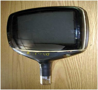 CRT or Braun’s tube was invented by the German physicist K.F. Braun.